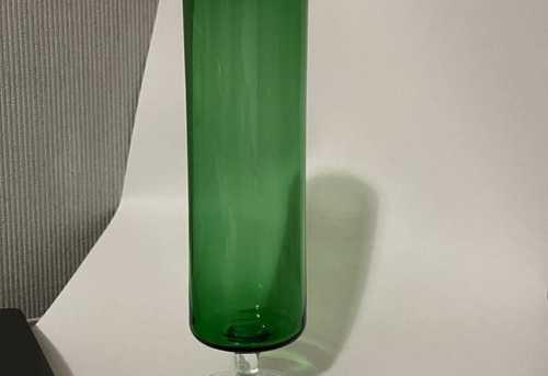 Бокал luminarc зеленое стекло винтаж (есть 4 шт)