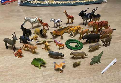 Животные игрушки фигурки дикие