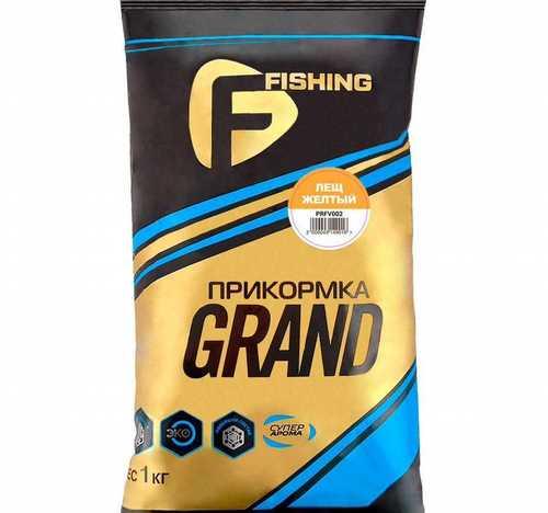 F-fishing Прикормка для рыбы grand Лещ Желтый 1кг