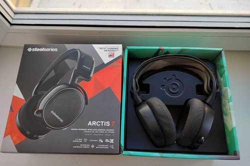 Игровые SteelSeries Arctis 7 С Коробкой Рабочие