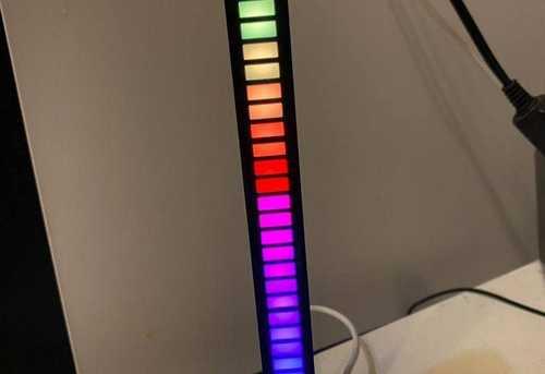 Эквалайзер светодиодный RGB NewUpgrade