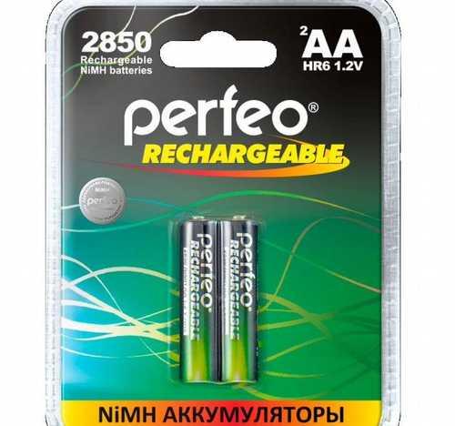 Батарейки аккумуляторные AA Perfeo 2850mAh