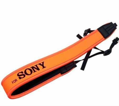 Оранжевый ремень с Logo Sony