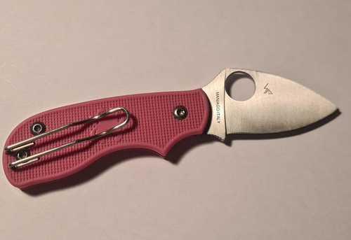 Нож Spyderco Squeak Розовый реплика