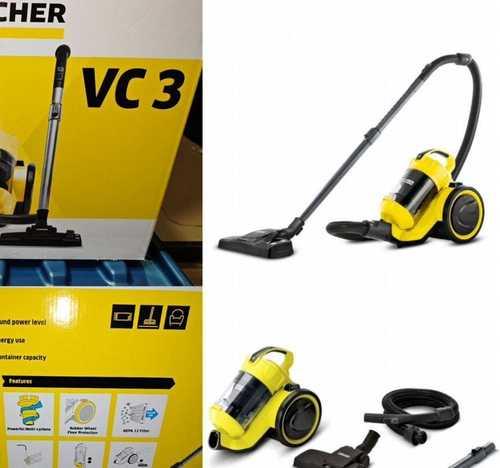 Пылесос с контейнером для пыли Karcher VC 3 Floor