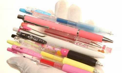 7шт) Цветные Шариковые Ручки Pilot Япония (Лот