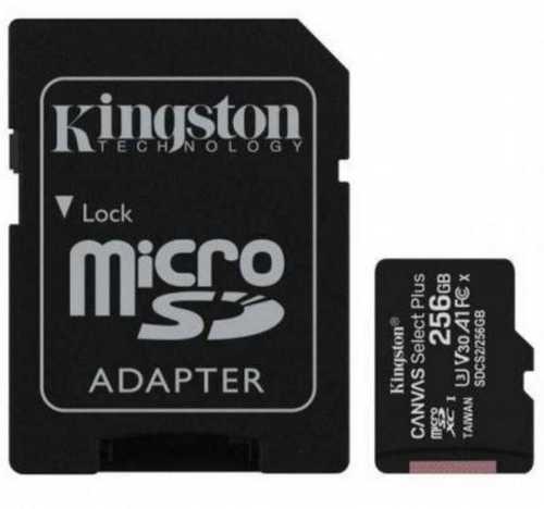 Карта памяти micro sd Kingston 256 Гб