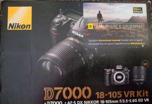 Зеркальный фотоаппарат Nikon D7000 kit