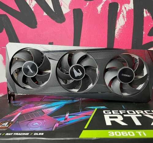Топовая видеокарта RTX 3060ti aourus