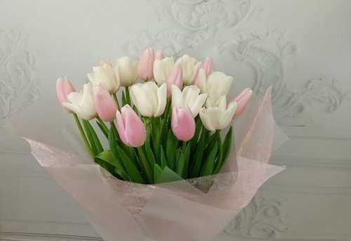 Букет нежные тюльпаны Доставка цветов