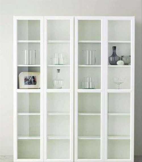 Шкафы-стеллажи белые billy IKEA