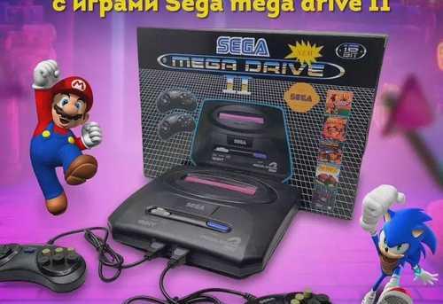 Игровая приставка Sega mega drive 2