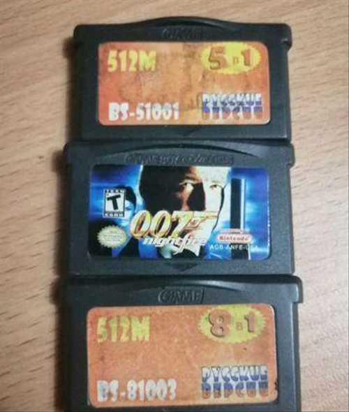 Картриджи для game boy advance
