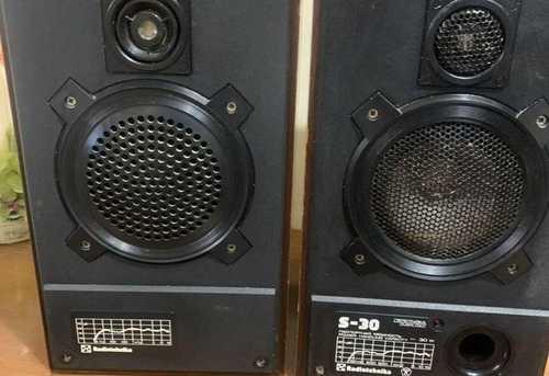 Колонки акустические Радиотехника S-30A 1988 г