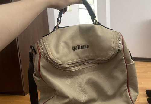 Сумка женская натуральная кожа galliano