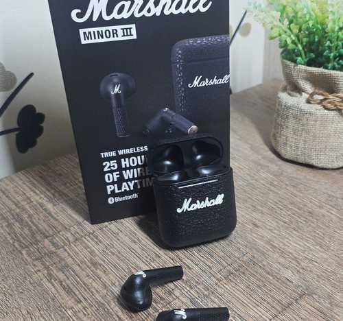 Беспроводные наушники Marshall minor 3 новые