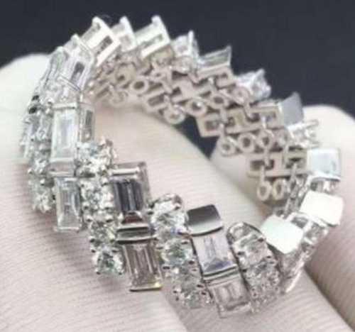 Кольцо Cartier Reflection белое золото 155 бр. 3.5220 ct