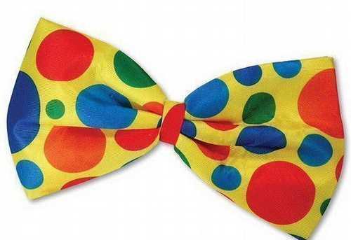 Бабочка Клоуна (галстук) ва826 желтая, полиэстер