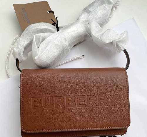 Сумка Burberry 19x13 см кожа наличие