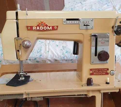 Швейная машинка Radom 1967года раритет