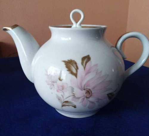 Чайник заварочный фарфоровый СССР (юуфз)