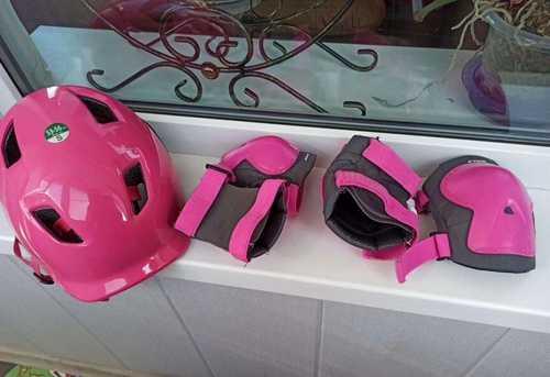 Шлем велосипедный и комплект защиты