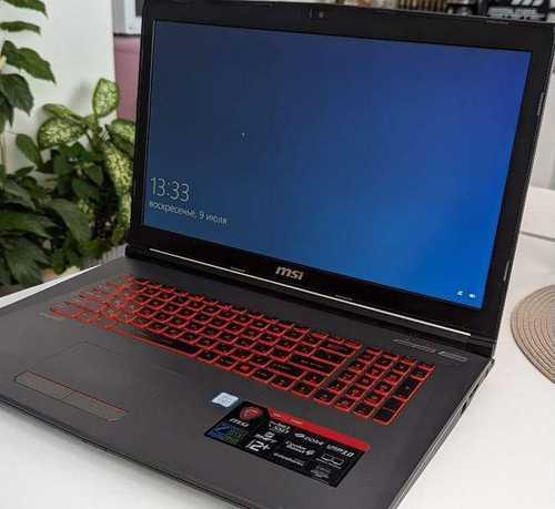 Игровой ноутбук MSI GV72