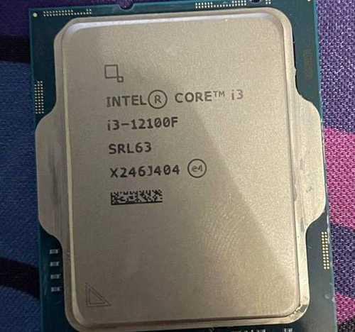 Процессор intel core i3-12100f