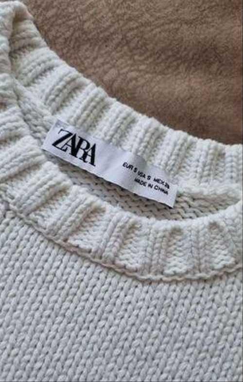 Жилетка вязаная zara оригинал