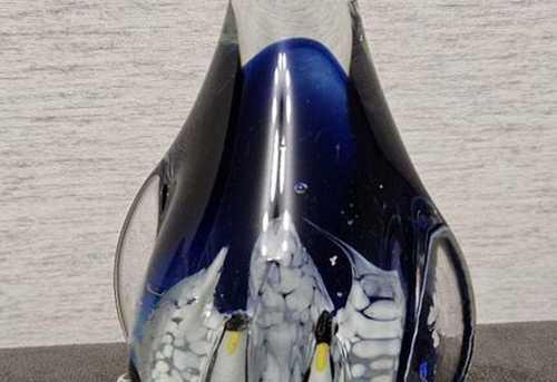 Муранское стекло статуэтка пингвин