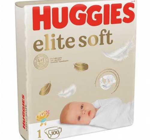 Подгузники huggies elite soft 1