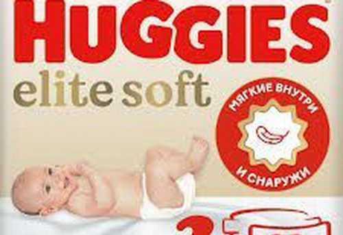 Подгузники Huggies elite soft 2