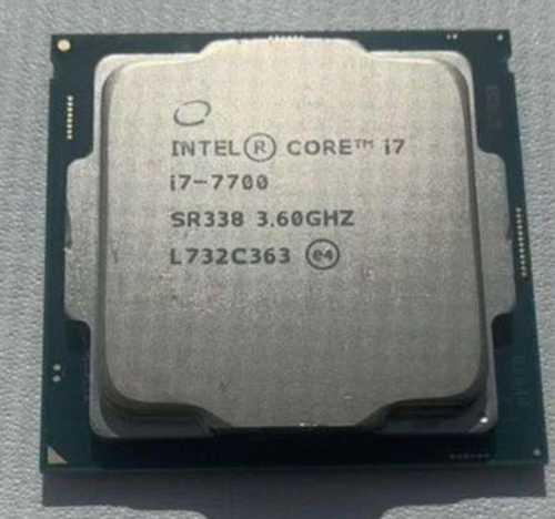 Процессор intel core i7 7700