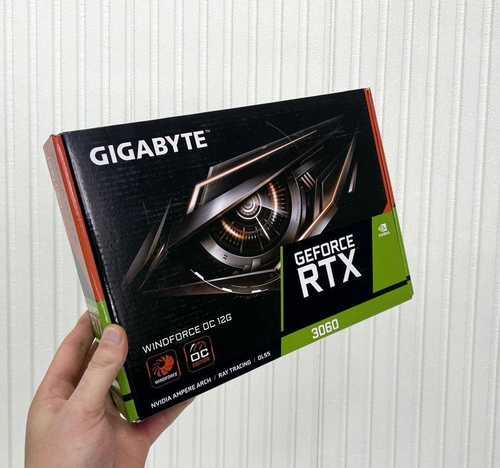 NEW Видеокарта Gigabyte GeForce RTX 3060, пломба