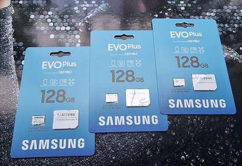 Карта памяти Samsung EVO Plus microsdxc 128 гб