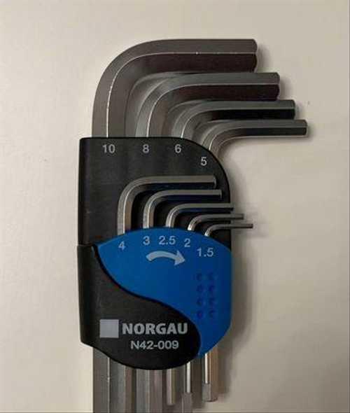 Набор шестигранных ключей norgau Industrial