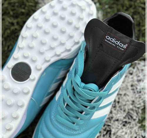 Сороконожки Adidas Copa Mundial бирюзовые