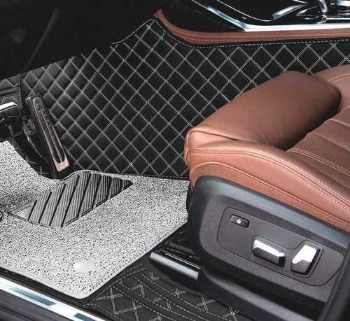 3D Коврики Hyundai Салон Багажник из Экокожи