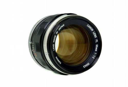 Canon Lens FL 55mm f1.2 Japan
