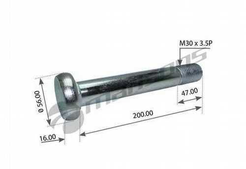 Палец рессоры М30х3,5x200/47 мм, шляпка D56 кв