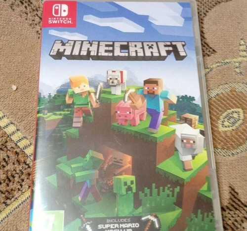 Minecraft nintendo switch картридж