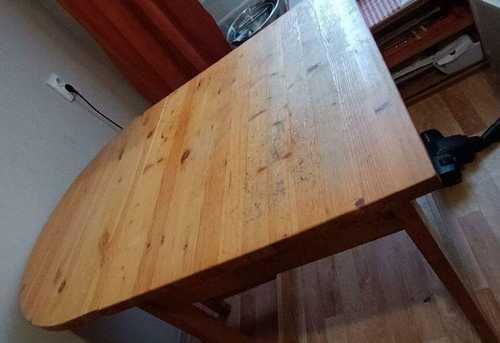 Стол кухонный деревянный 2 табуретки