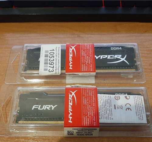 Kingston HyperX fury Black 16 гб