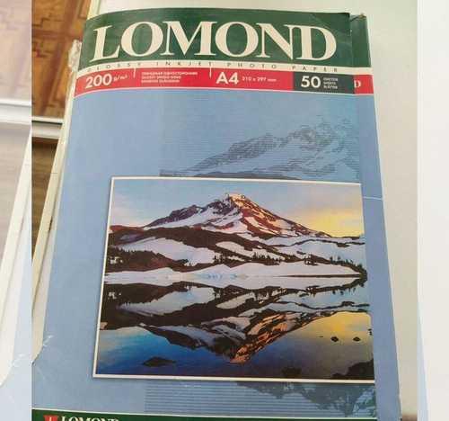 Фотобумага.Бумага для фотографии Lomond 210на 297