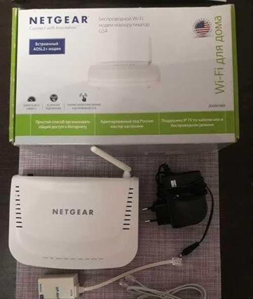 Беспроводной WI-FI маршрутизатор netgear jdgn1000