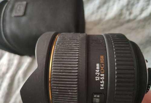 Сверхширик Sigma 12-24mm 1:4.5-5.6 DG HSM Nikon FX