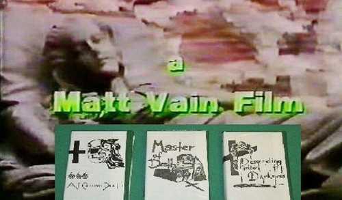 VHS Matt Vain - Live Death /Black Metal 1993