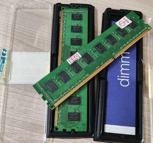 Оперативная память DDR 3 2*2gb Kingston