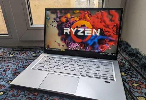 14" Мощный ультрабук Acer Swift Ryzen 5300/8gb/IPS