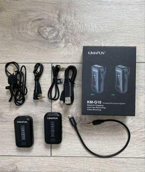 Беспроводной микрофон Kimafun KM-G10 (радиопетля)